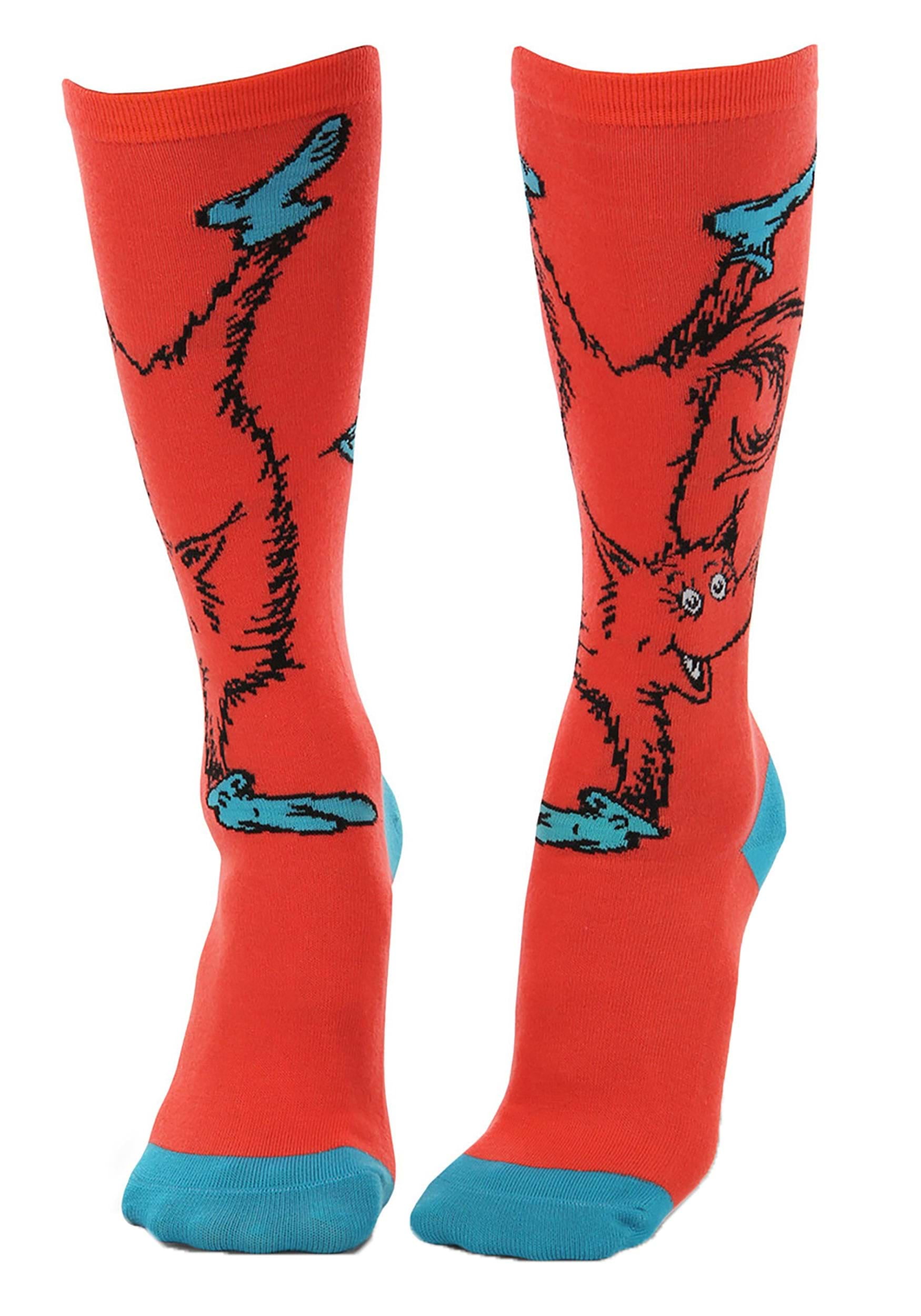 FUN Costumes Fox in Socks Unisex High Costume Socks for Adult, Standard ...