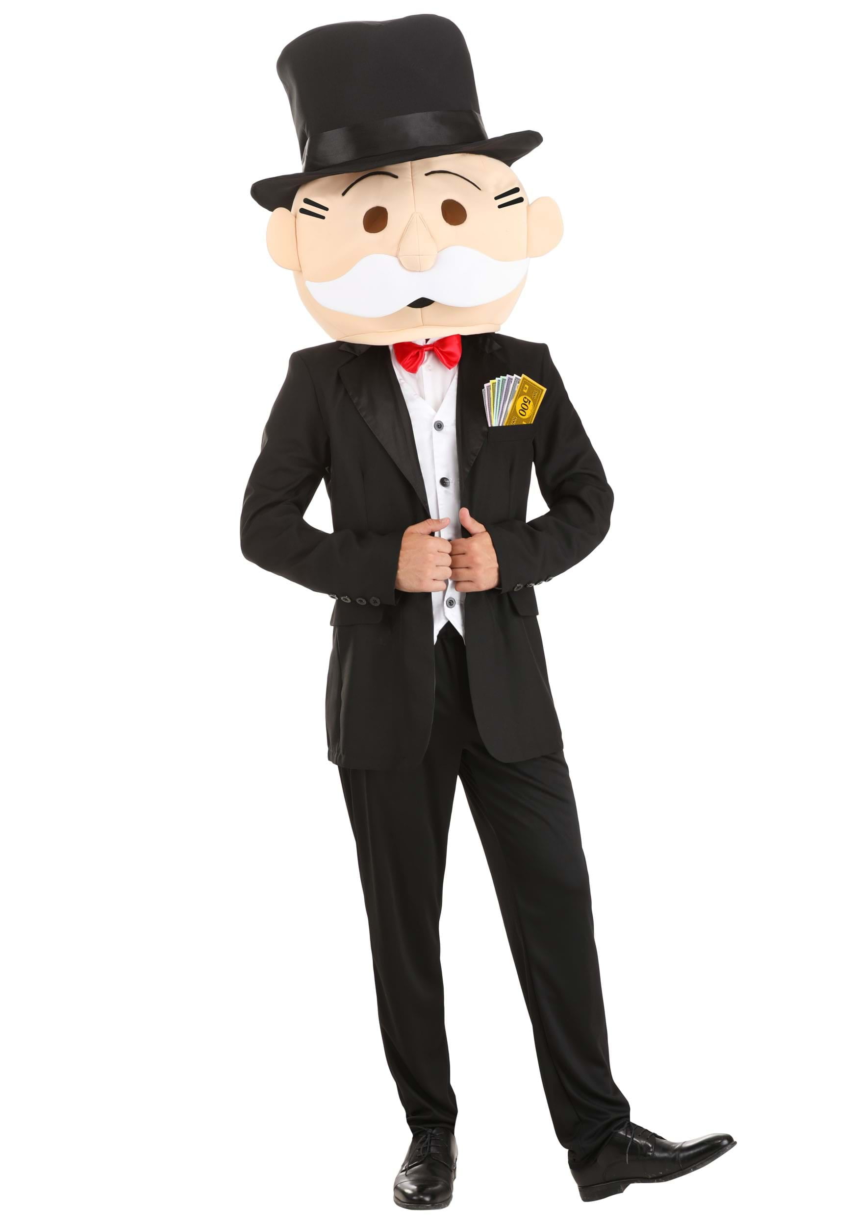 FUN Costumes Mr. Monopoly Fancy-Dress Costume for Men with Snazzy Suit ...