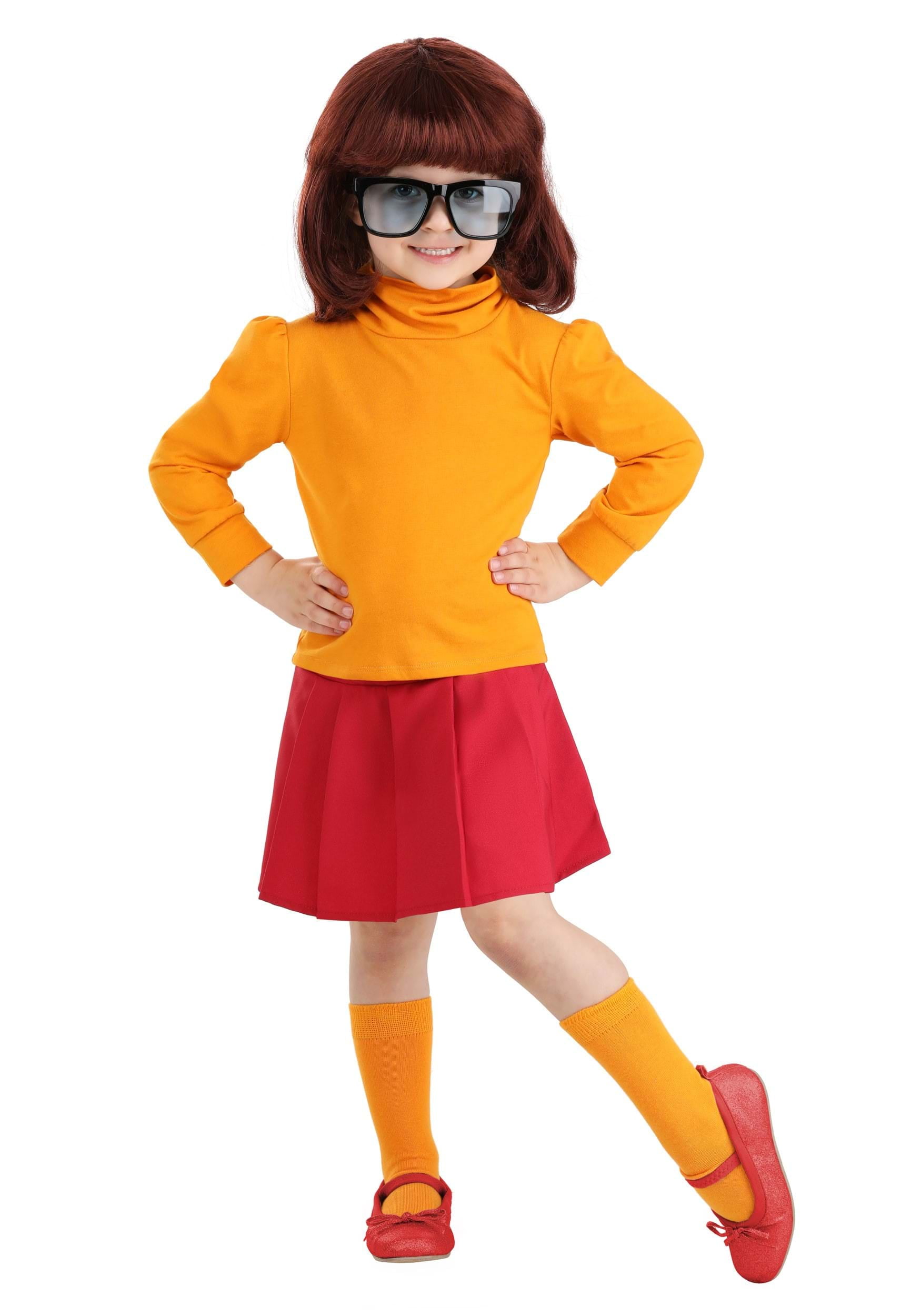 Scooby Doo Kids Character Velma Toddler Costume - Walmart.com