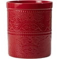 FUN ELEMENTS Kitchen Utensil Holder, 7.2" Super Large Utensil Crock ...