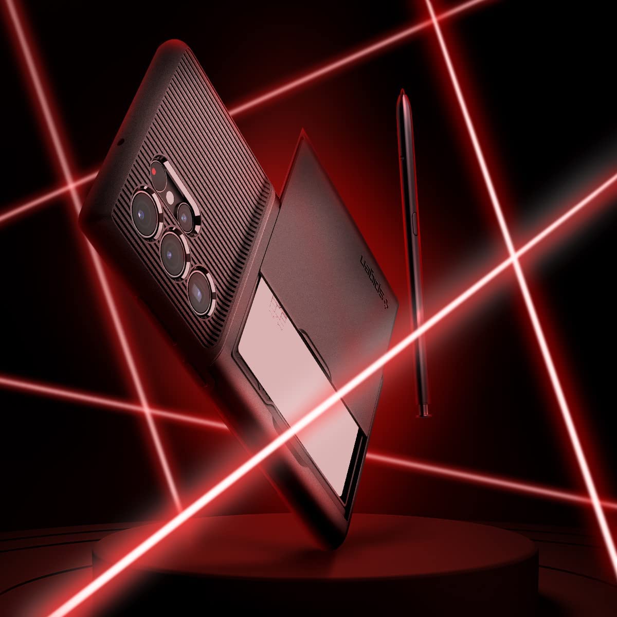 FUN-Slim Armor CS Designed for Galaxy S22 Ultra Case (2022) - Black ...
