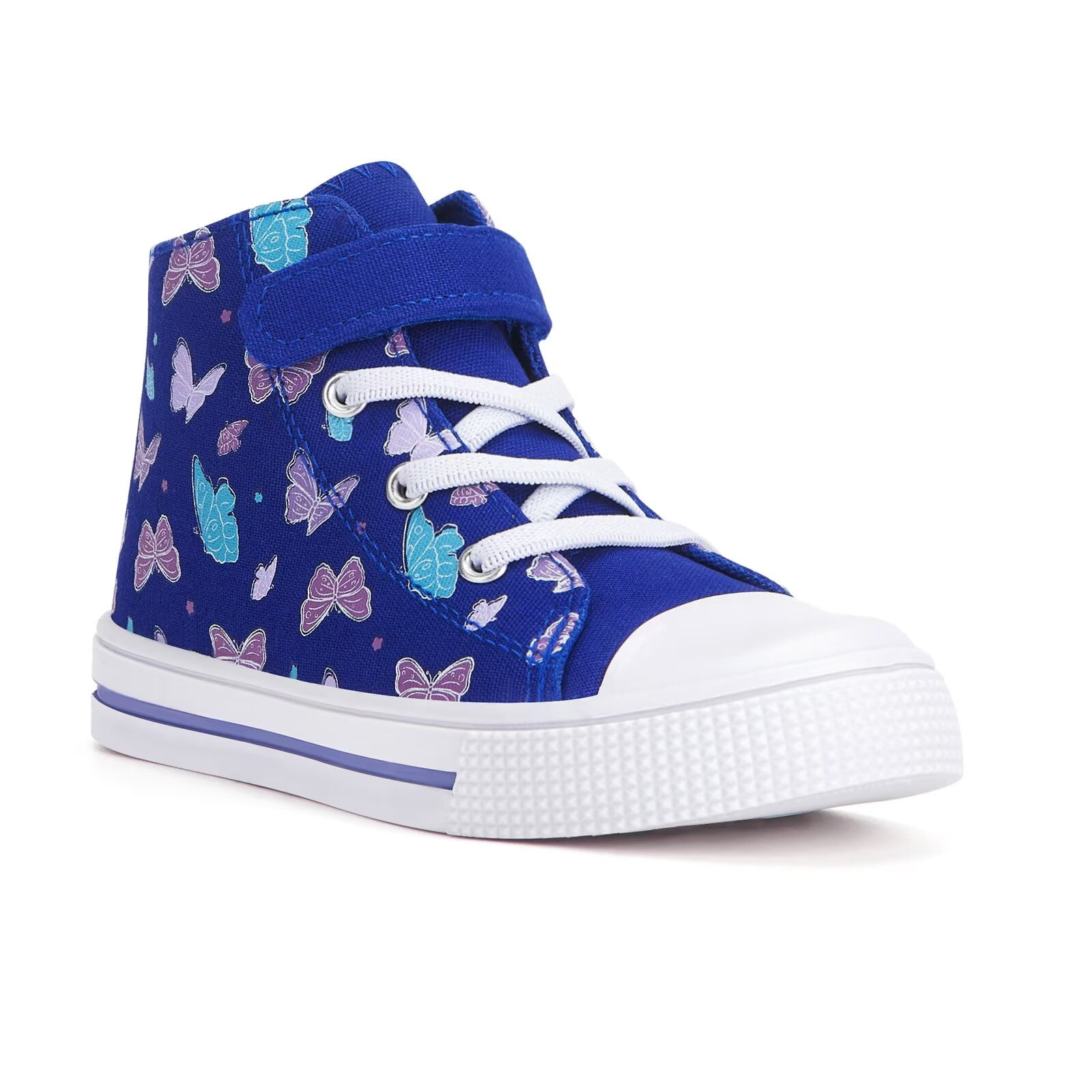 FUNCOO PLUS Toddler Kids High Top Canvas Shoes, Size 11, Butterfly ...