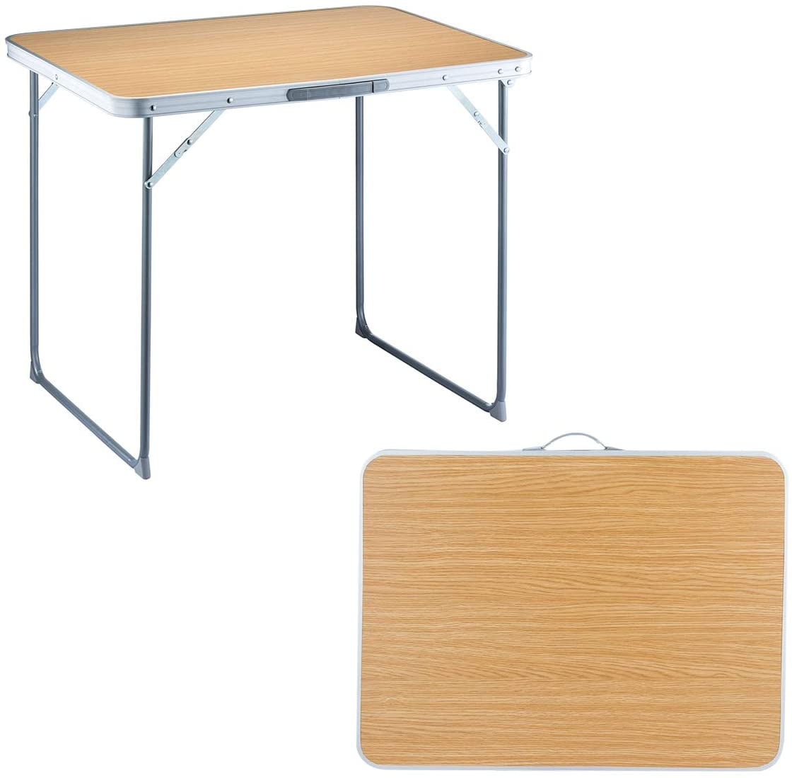 FUNDANGO Camping Tables Portable Picnic Card Table Fold up Outdoor ...