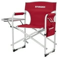 FUNDANGO Heavy Duty Folding Director Chair, Supports 264lbs, Red ...