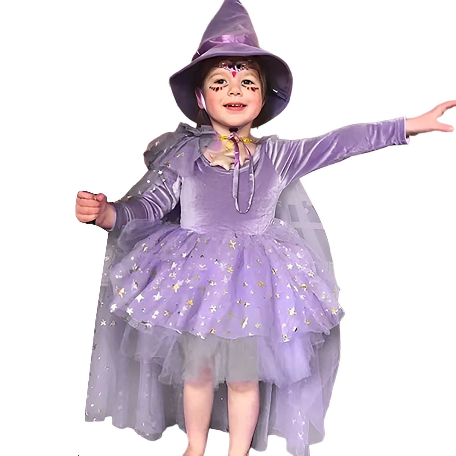 FUNDUFI Halloween Clothes Set For Girl Long Sleeve Mesh Tulle Dress ...