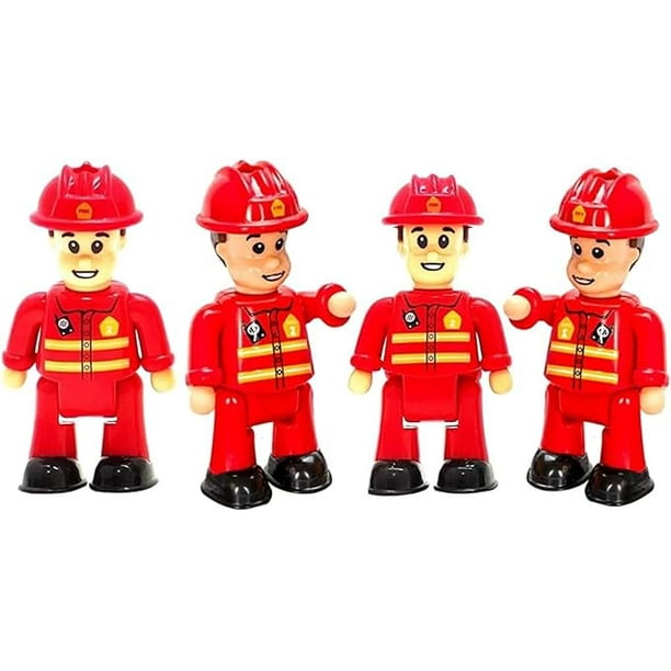 FUNERICA Toy Fireman Action Figures for Kids - Firefighter Figurines ...