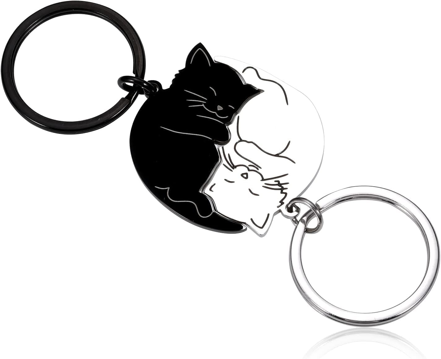FUNING Couples Gifts Cute Keychain for Boyfriend Girlfriend Christmas ...