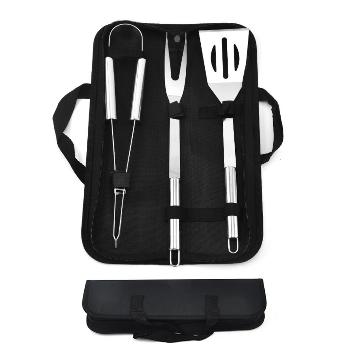 FUNING outdoor BBQ barbecue set, Stainless Steel Grill Kit with Case ...