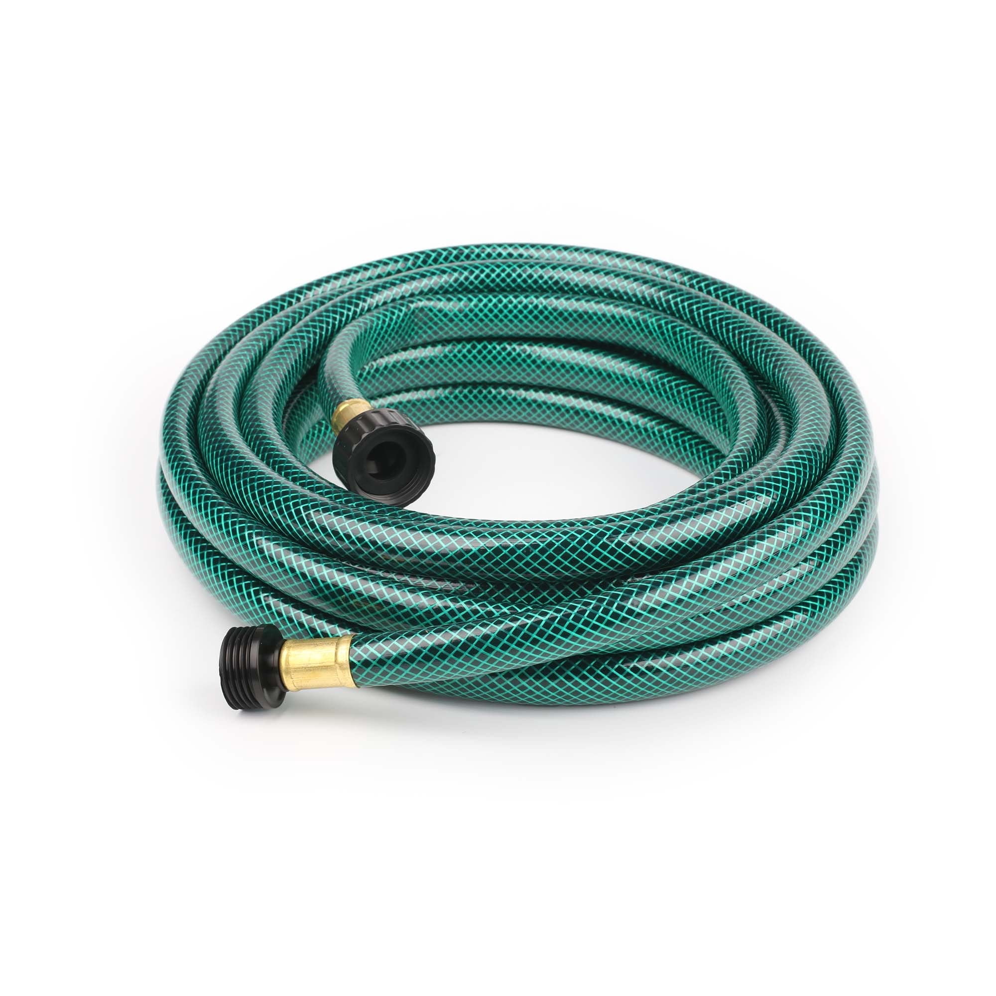 FUNJEE 1/2" Outdoor Garden Hose, Flexible Durable PVC, No Leaking ...