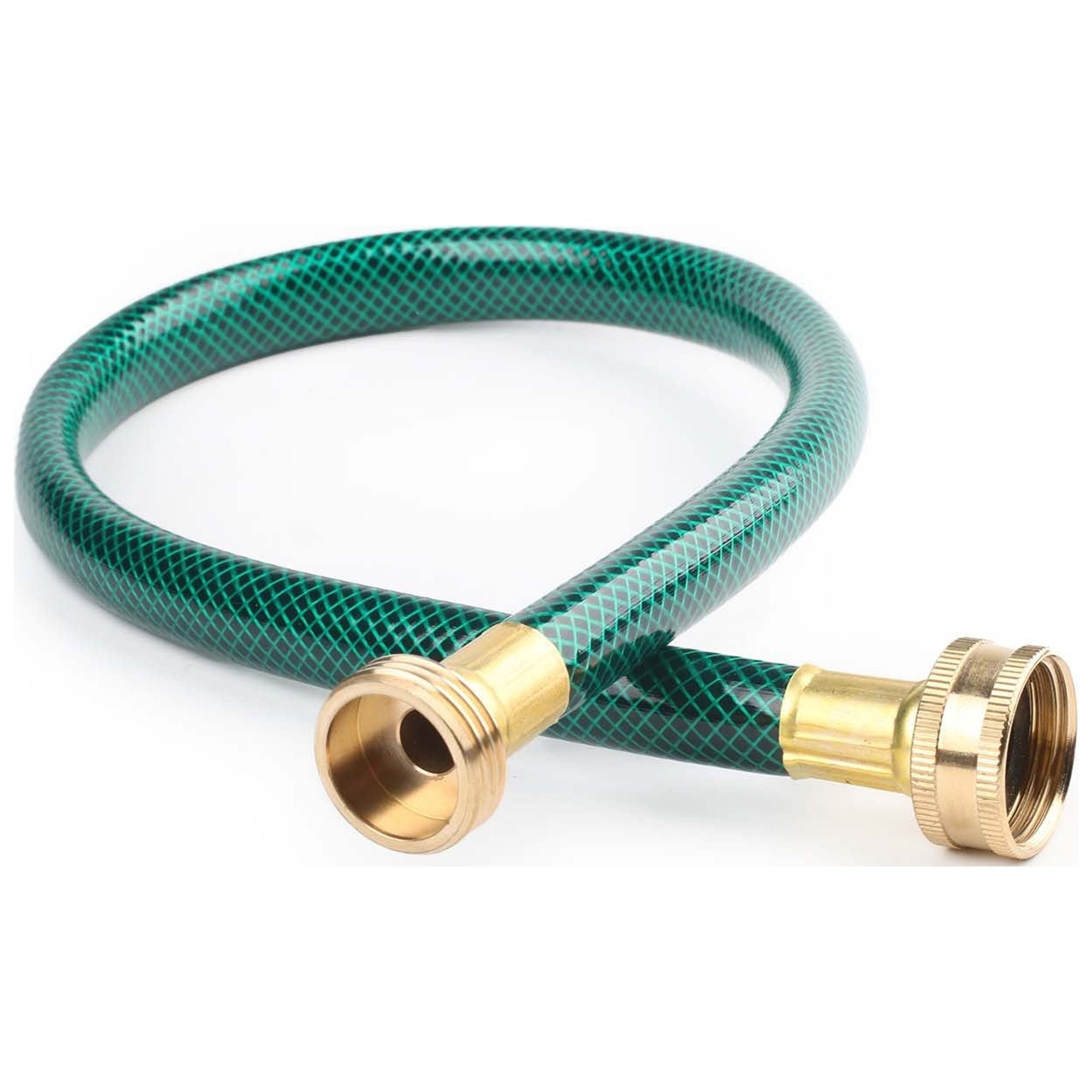 FUNJEE 2FT Outdoor Garden Hose, Leakproof, Flexible, Durable, Brass GHT ...