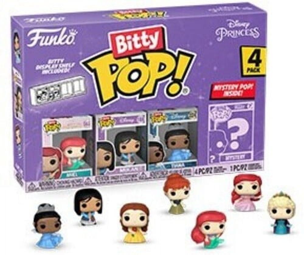 FUNKO BITTY POP: DISNEY - Ariel 4PK - Walmart.com