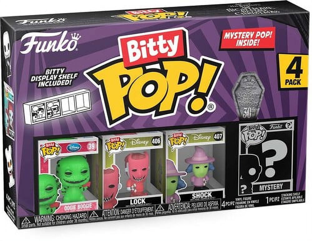 Funko Bitty Pop! The Nightmare Before Christmas Vinyl Figures, 4 Count ...