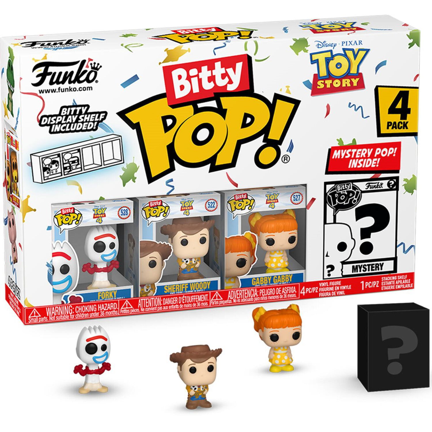Funko, Toy Story Forky Funko Bitty Pop! Mini-Figure 4-Pack - Walmart.com