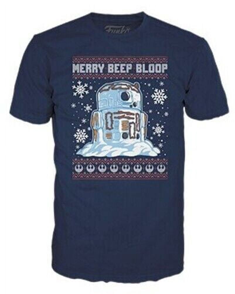 FUNKO BOXED TEE: Star Wars Holiday- R2D2 Snowman- M [New ] M Shirt ...