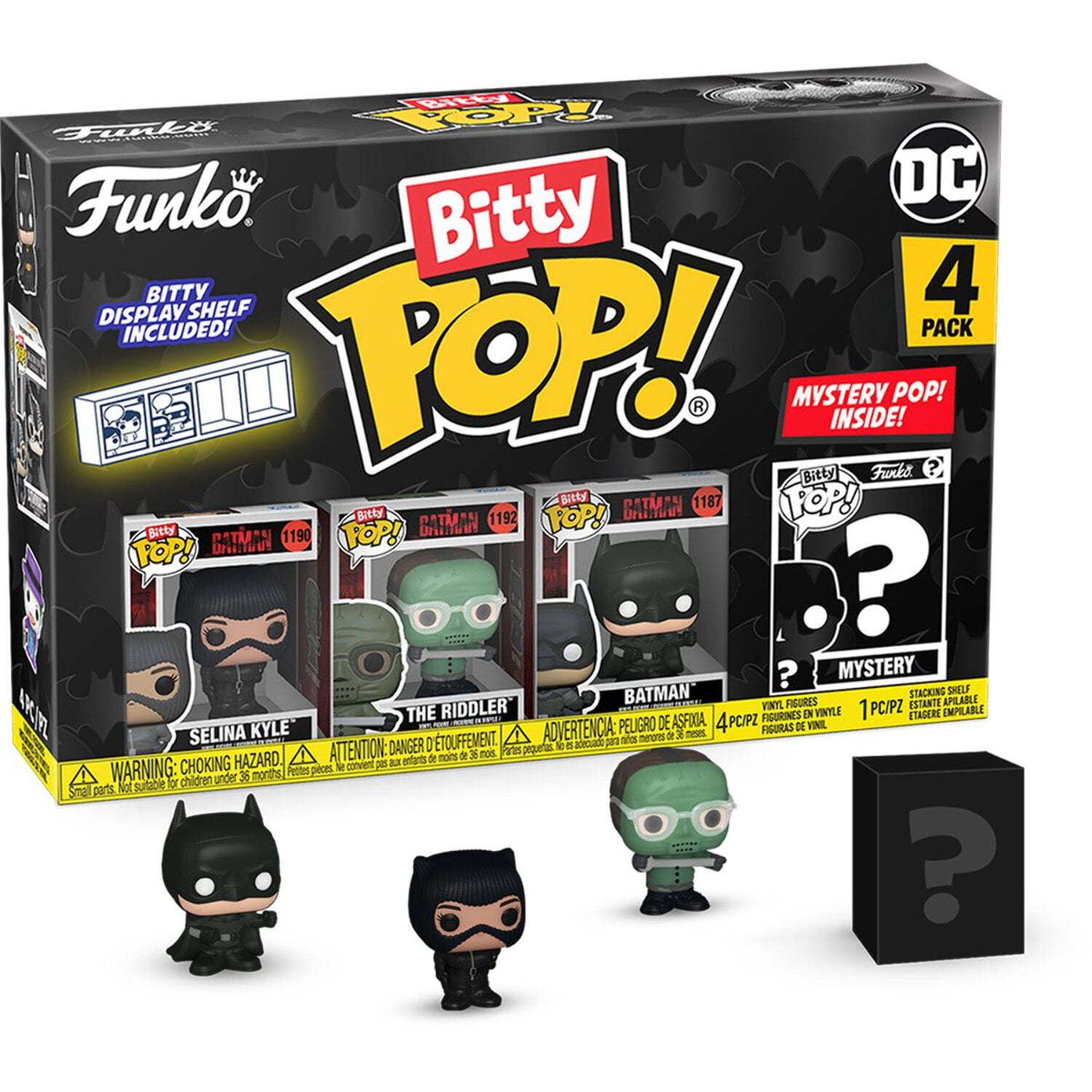 Batman 85th Anniversary Catwoman Bitty Pop! 4-Pack - Walmart.com