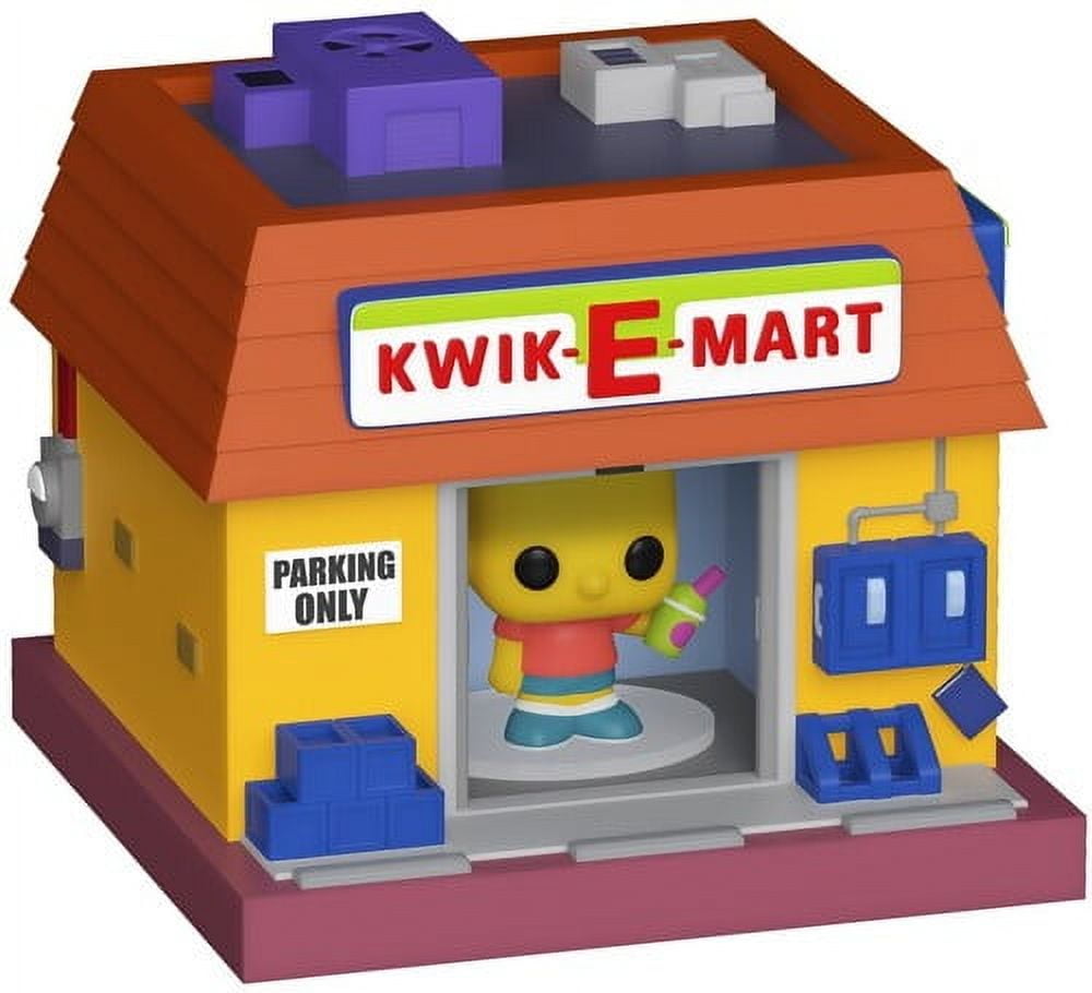 Funko Bitty Pop! Towns Bart Simpson and Kwik-E-Mart, Vinyl Figure ...