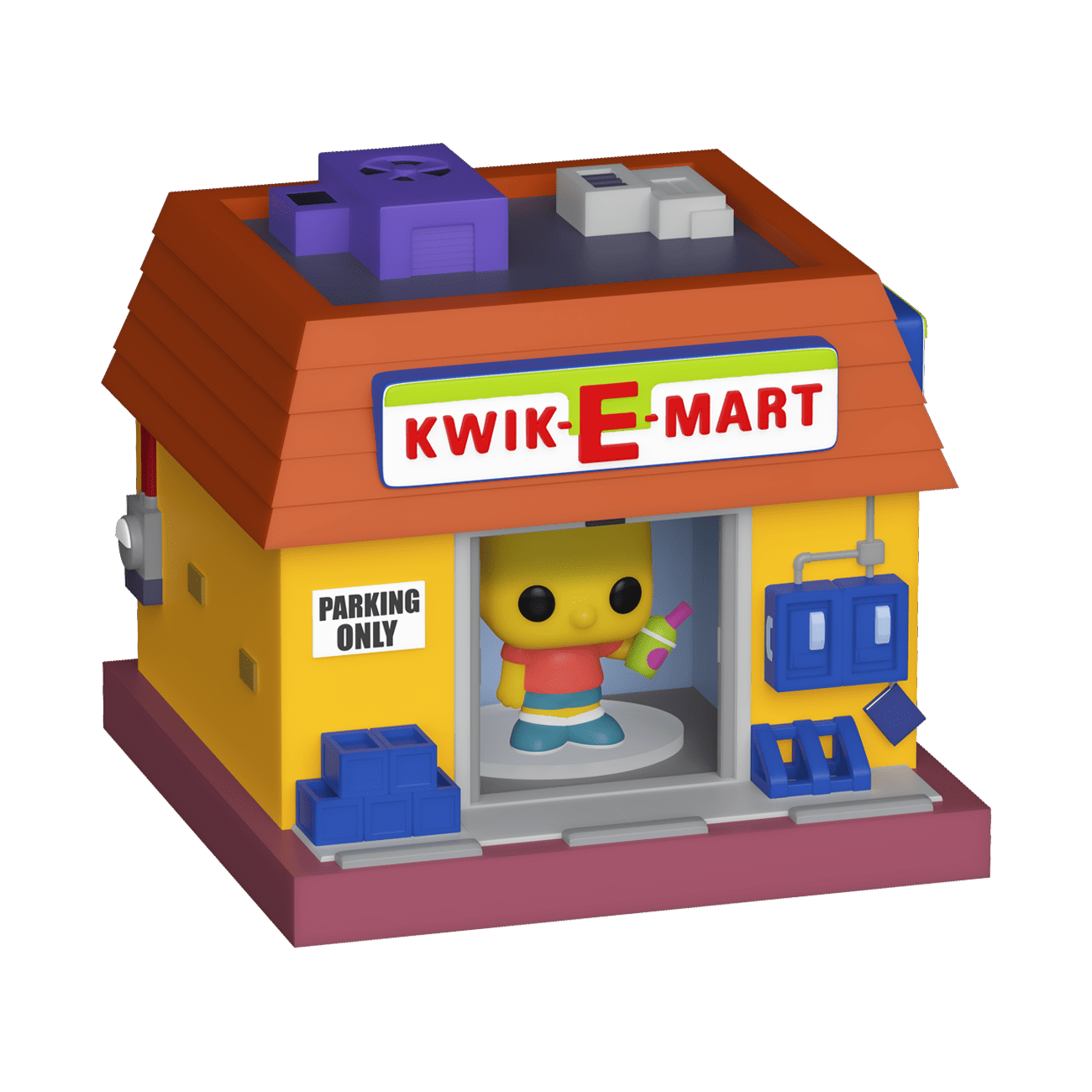 Funko Bitty POP! Town: The Simpsons - Kwik-E-Mart Town and Bart Simpson ...