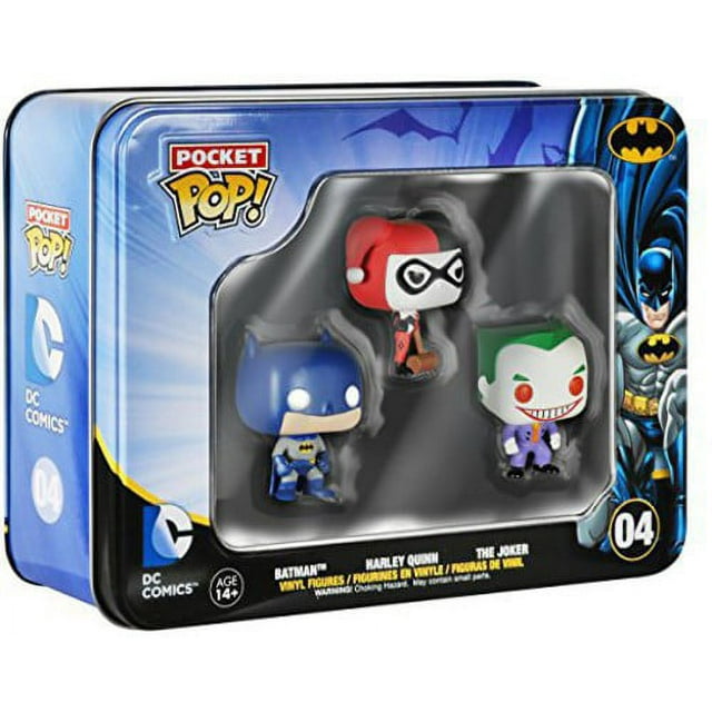 FUNKO POCKET POP!: DC COMICS - BATMAN MINI TIN (3-PACK) - Walmart.com