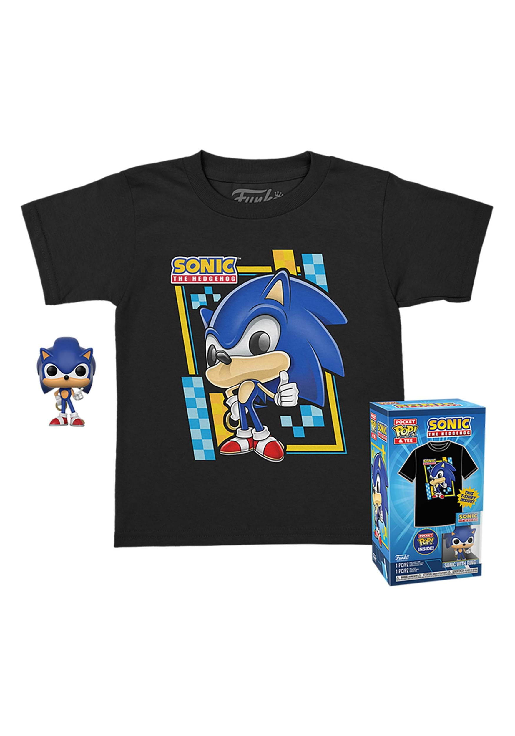 FUNKO POCKET POP! & TEE: Sonic (FL)(S) [APPAREL] S Shirt, Vinyl Figure ...