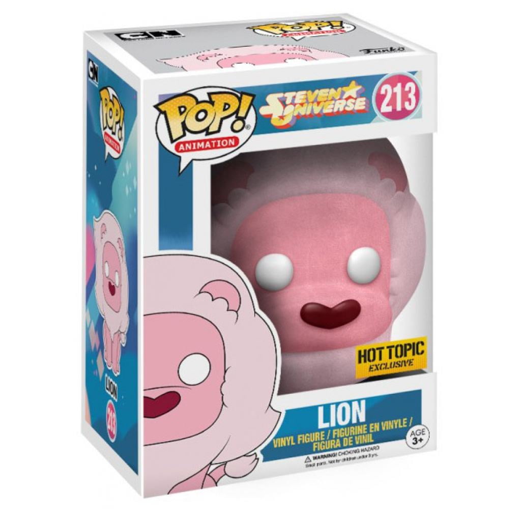 FUNKO POP ANIMATION STEVEN UNIVERSE #213 LION (FLOCKED) VINYL FIGURE ...