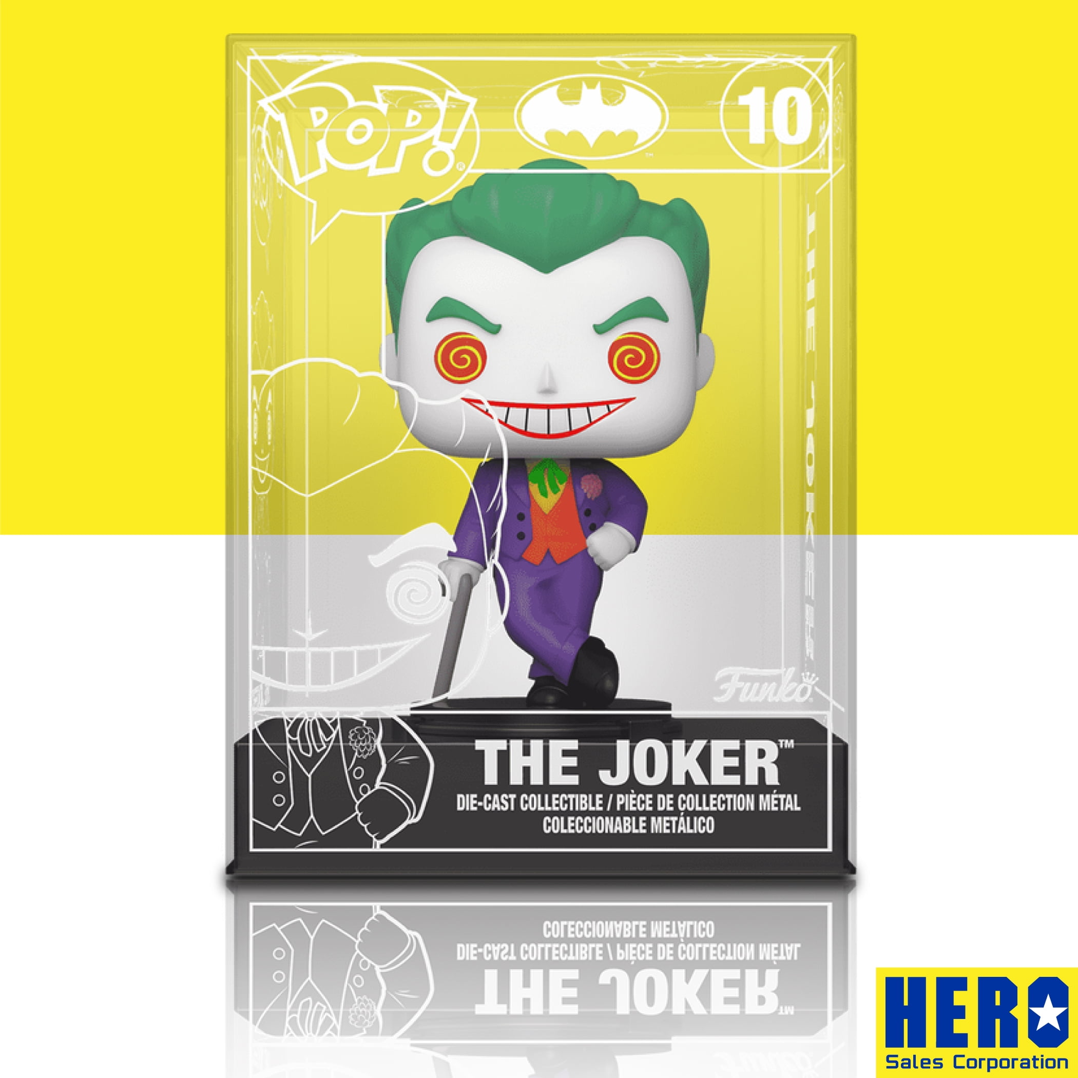 FUNKO POP! DIE-CAST THE JOKER #10 FUNKO EXCLUSIVE - Walmart.com