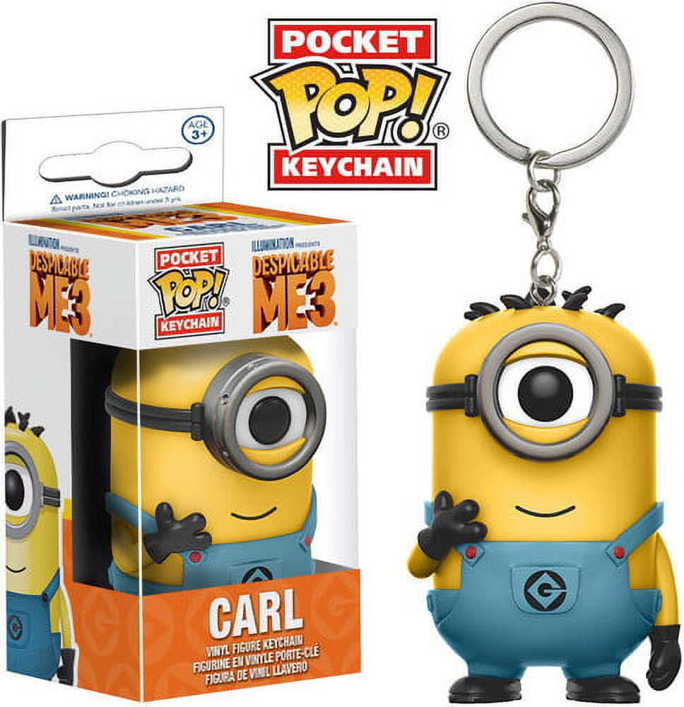 FUNKO POP! KEYCHAIN: DESPICABLE ME 3 - CARL (IN MINION JUMPSUIT ...