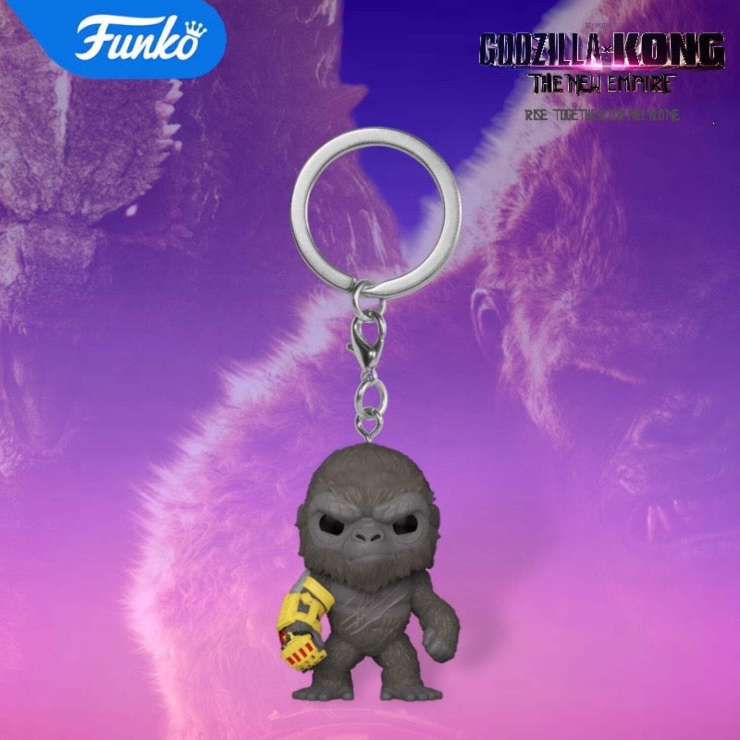 FUNKO POP! KEYCHAIN: Godzilla vs Kong - Kong with Mechanical Arm, Funko ...