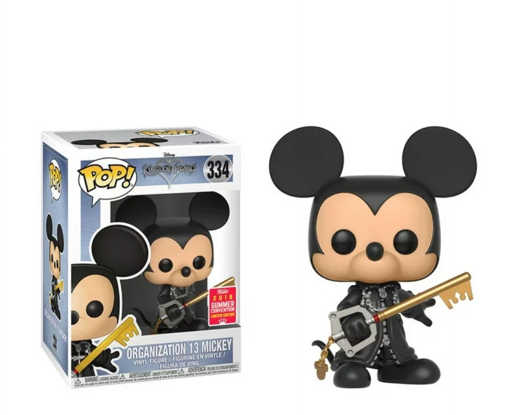 FUNKO POP! KINGDOM HEARTS-ORGANIZATION 13 MICKEY #334 2018 SUMMER ...