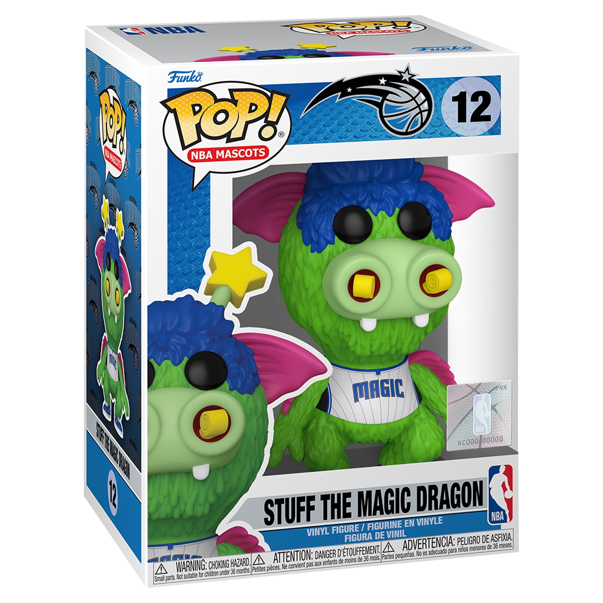 Funko Orlando Magic Pop! Stuff The Magic Dragon #12 Vinyl Figure ...