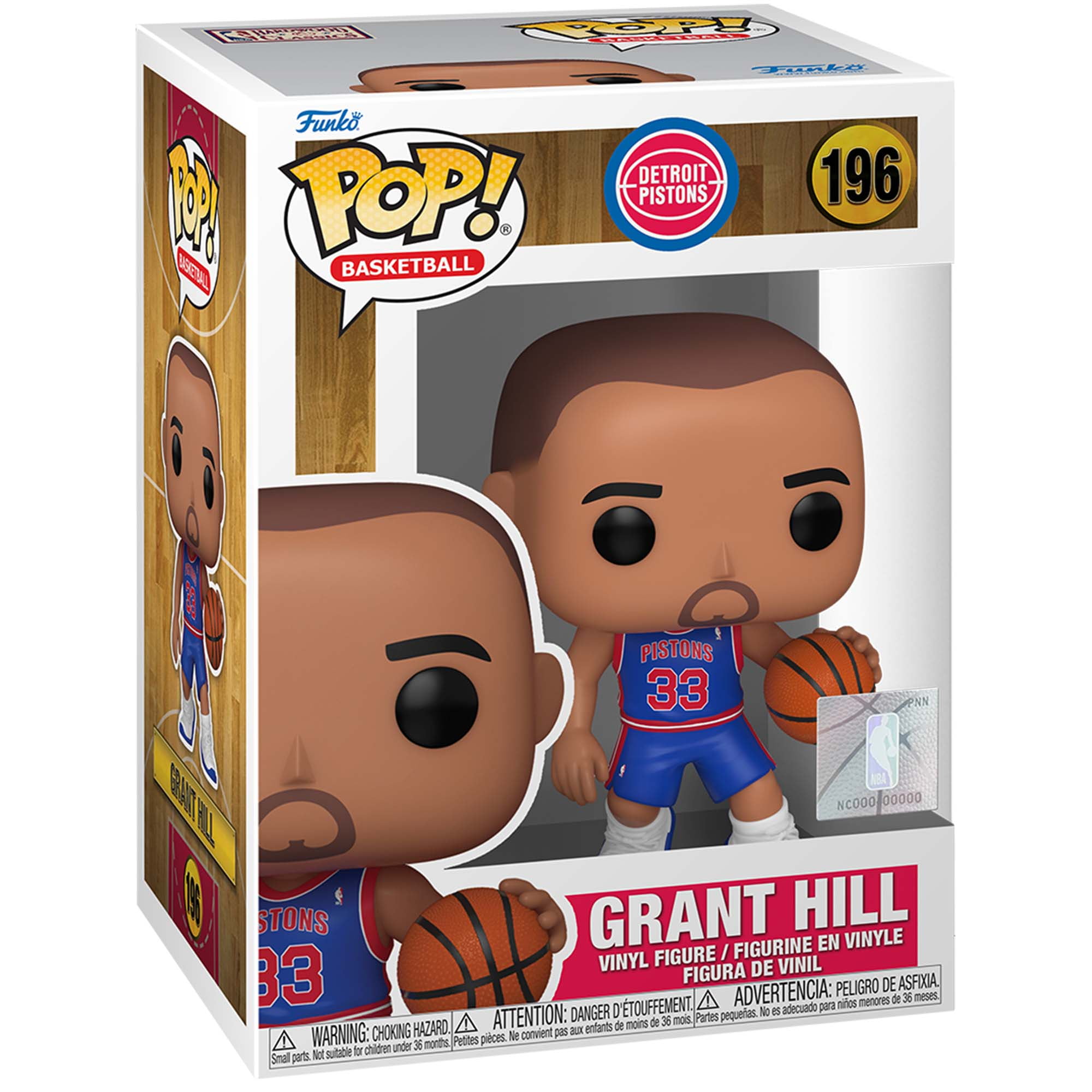 Funko Pop! Detroit Pistons #196 Grant Hill Vinyl Figure - Walmart.com