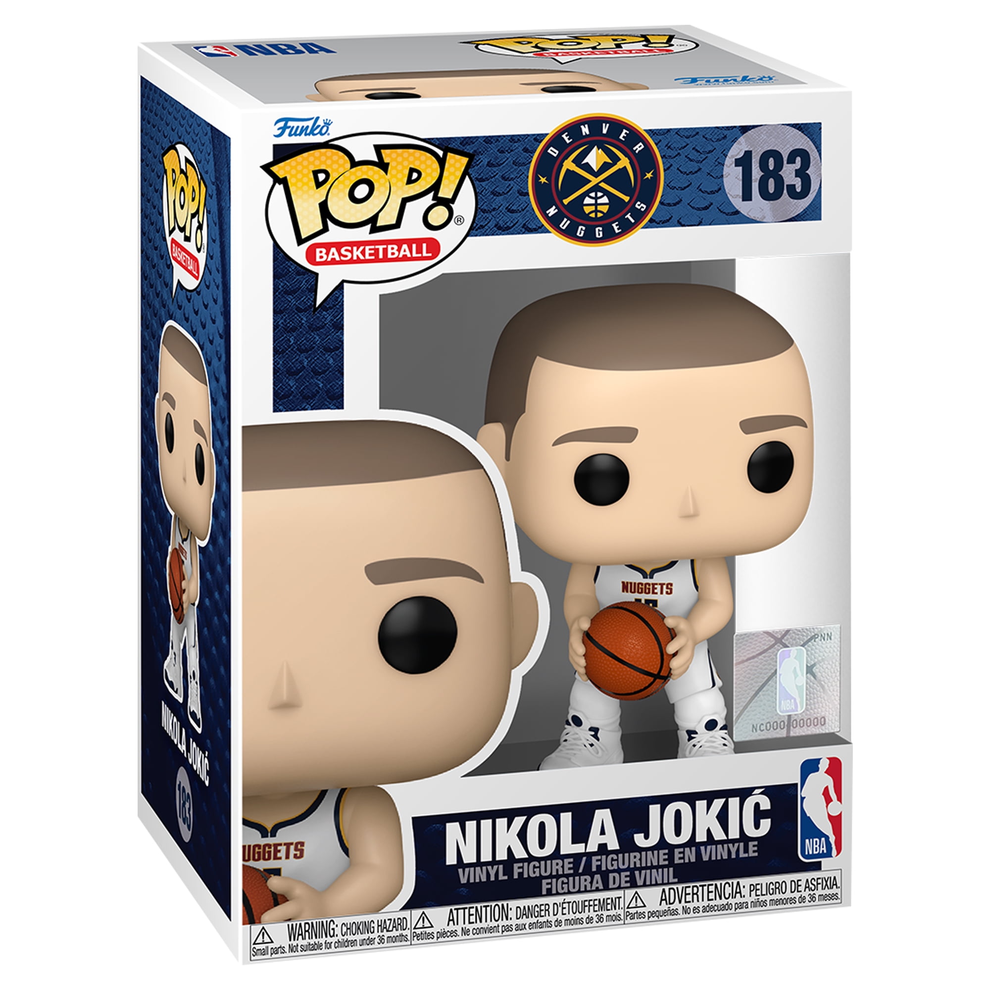 Funko, Pop Vinyl Figure, Nikola Jokic #183, Denver Nuggets - Walmart.com