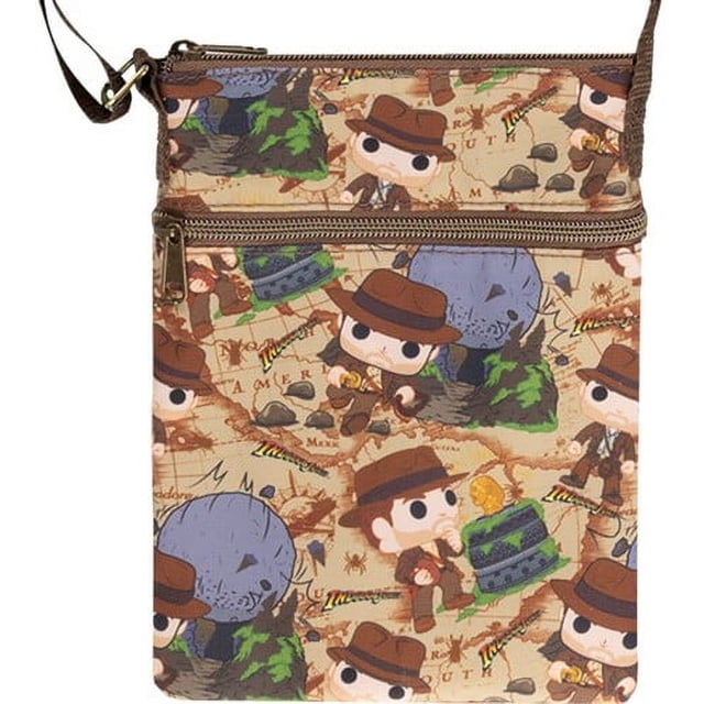 FUNKO POP! PASSPORT CROSSBODY: INDIANA JONES - RAIDERS AOP [APPAREL ...