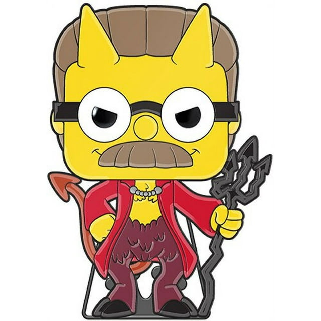 FUNKO POP! PINS: Simpsons: Horror - Devil Flanders [APPAREL] Pin ...