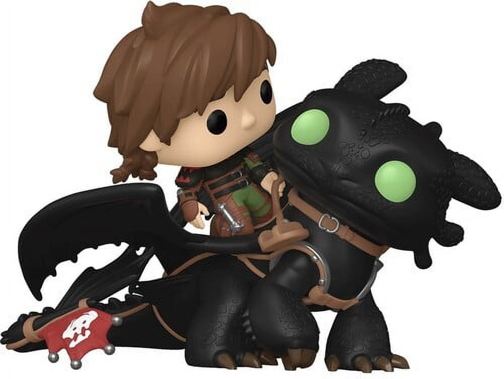 FUNKO POP! Rides Deluxe: How to Train Your Dragon - Hiccup w/ Toothless ...