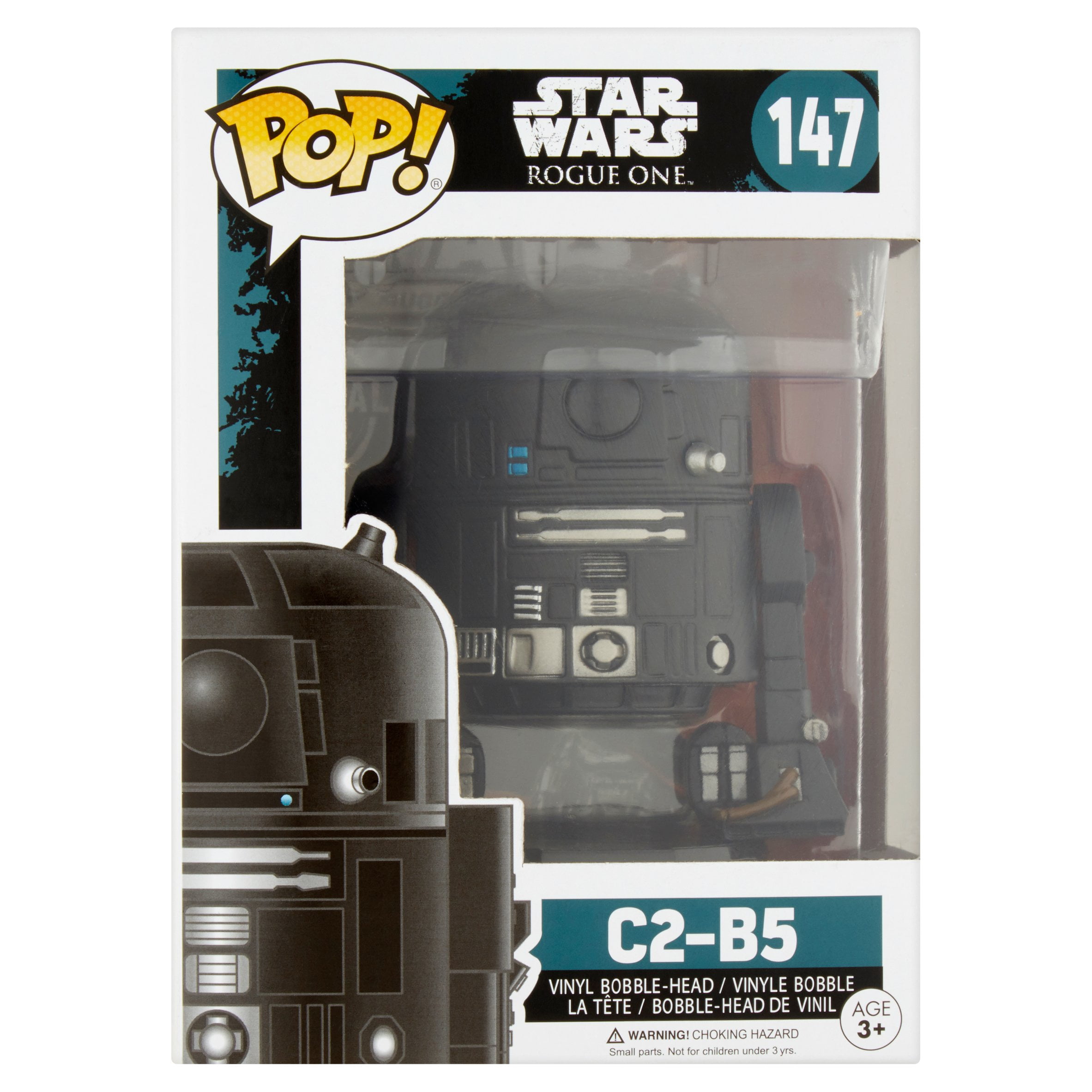 Funko Pop! Star Wars: Rogue One - C2-B5 Vinyl Figure, 3 3/4" Tall ...