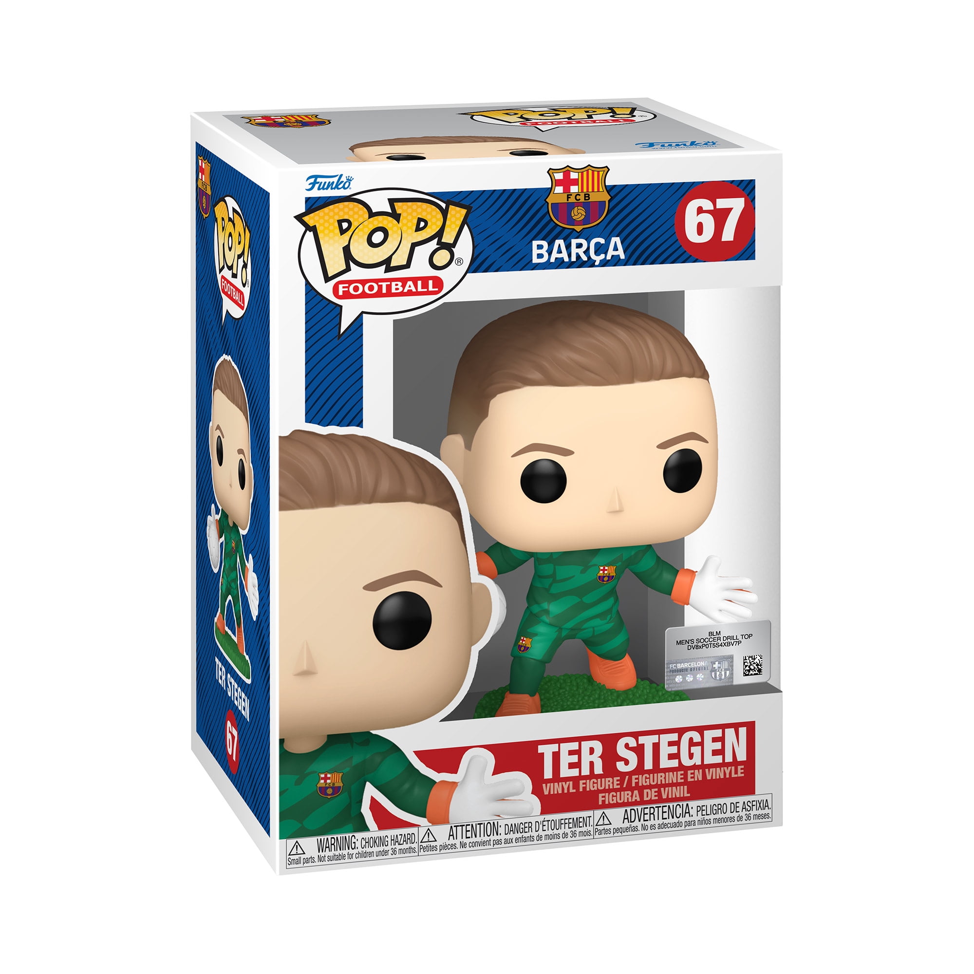 Marc-Andr- ter Stegen Barcelona Funko Pop! #67 Vinyl Figure - Walmart.com