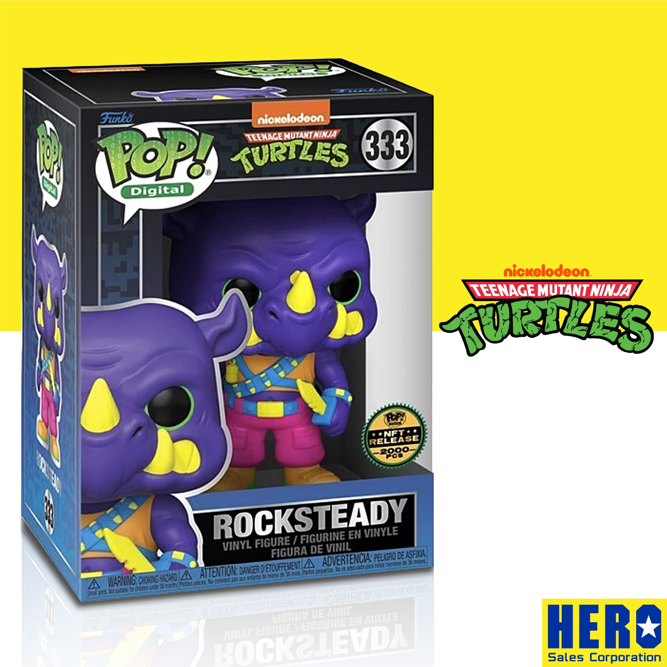 FUNKO POP TMNT ROCKSTEADY #333 LEGENDARY 2000 PIECES (PHYSICAL POP ...