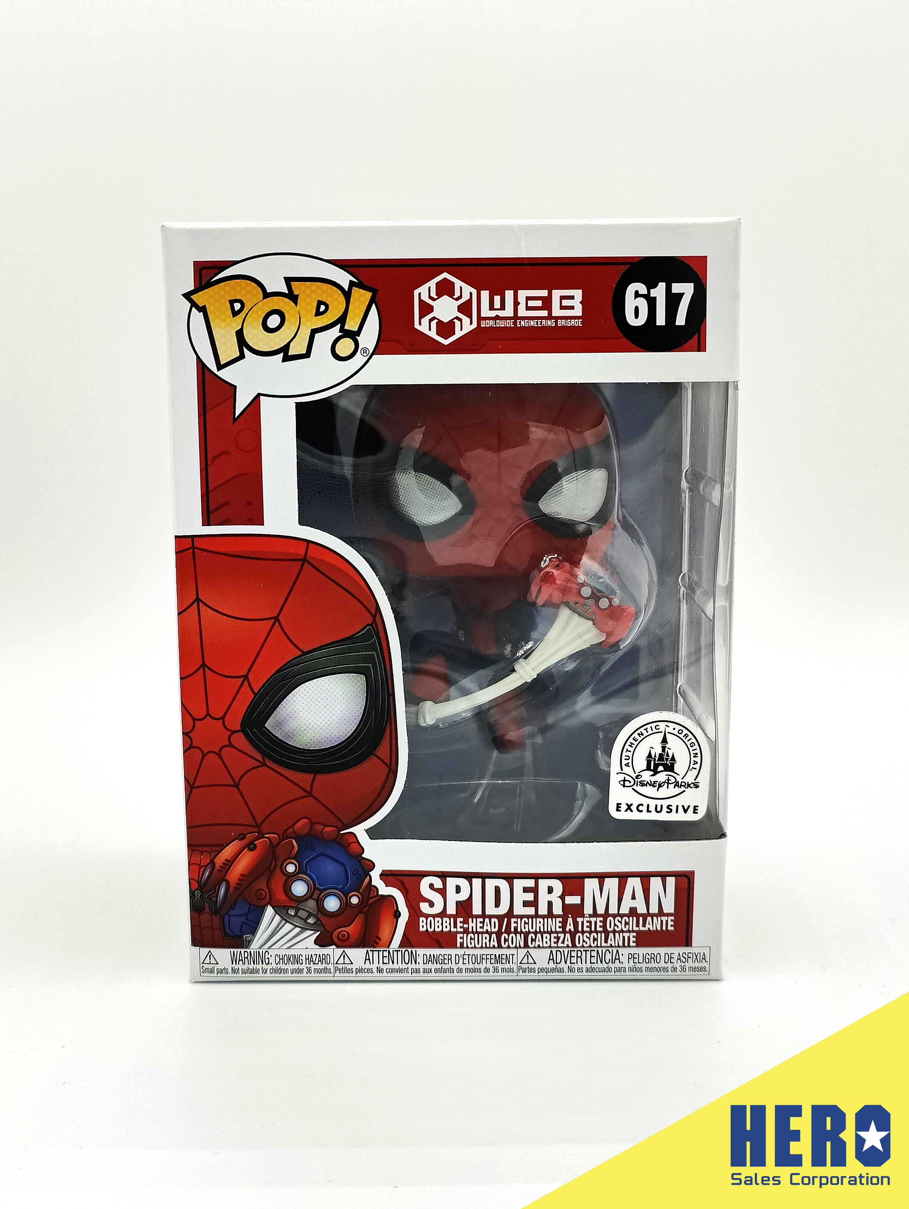 FUNKO POP! WEB SPIDER-MAN #617 – DISNEY PARKS EXCLUSIVE VINYL FIGURE ...