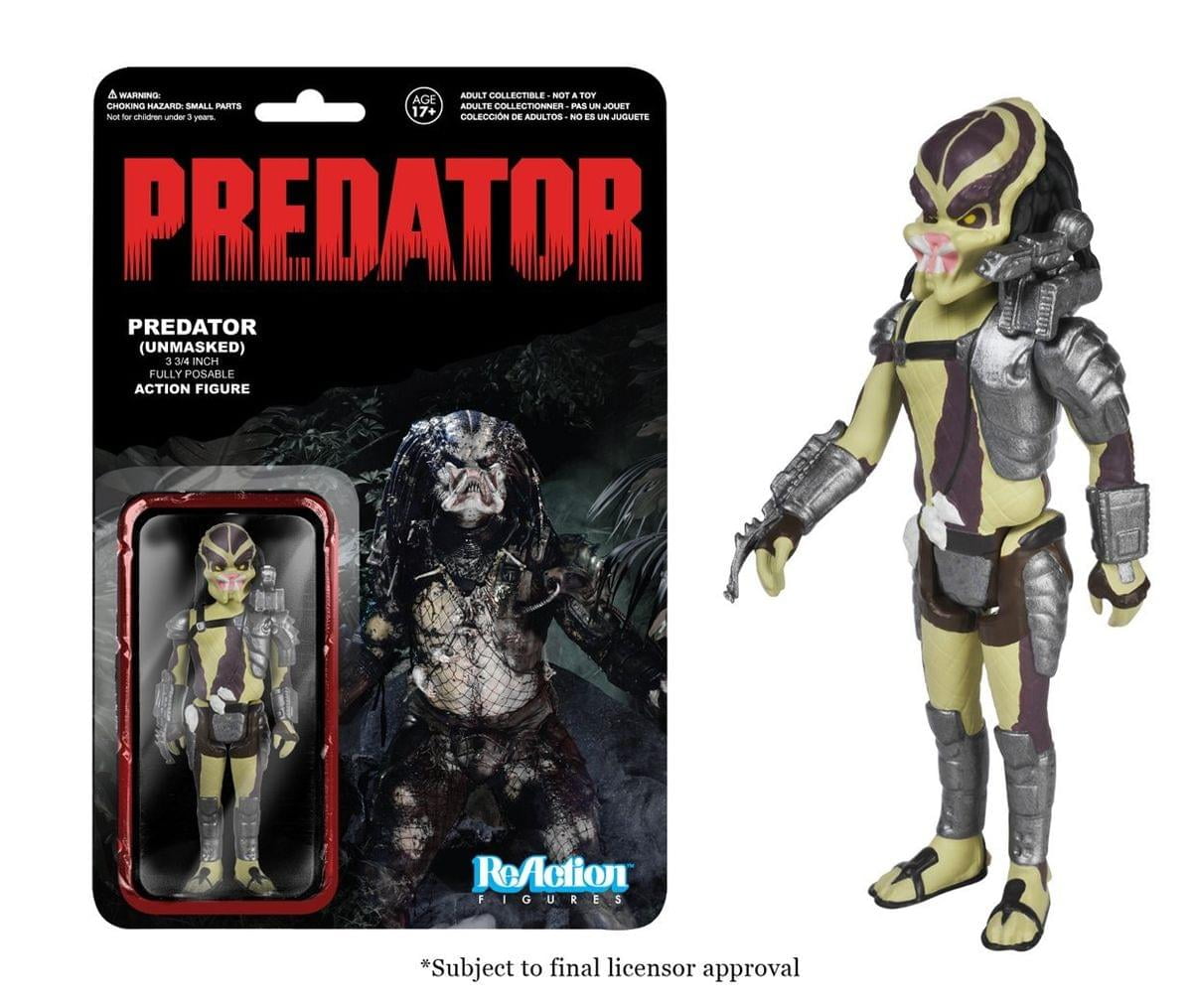 Predator 3.75" ReAction Figure - Predator (Unmasked) by Super7 and ...