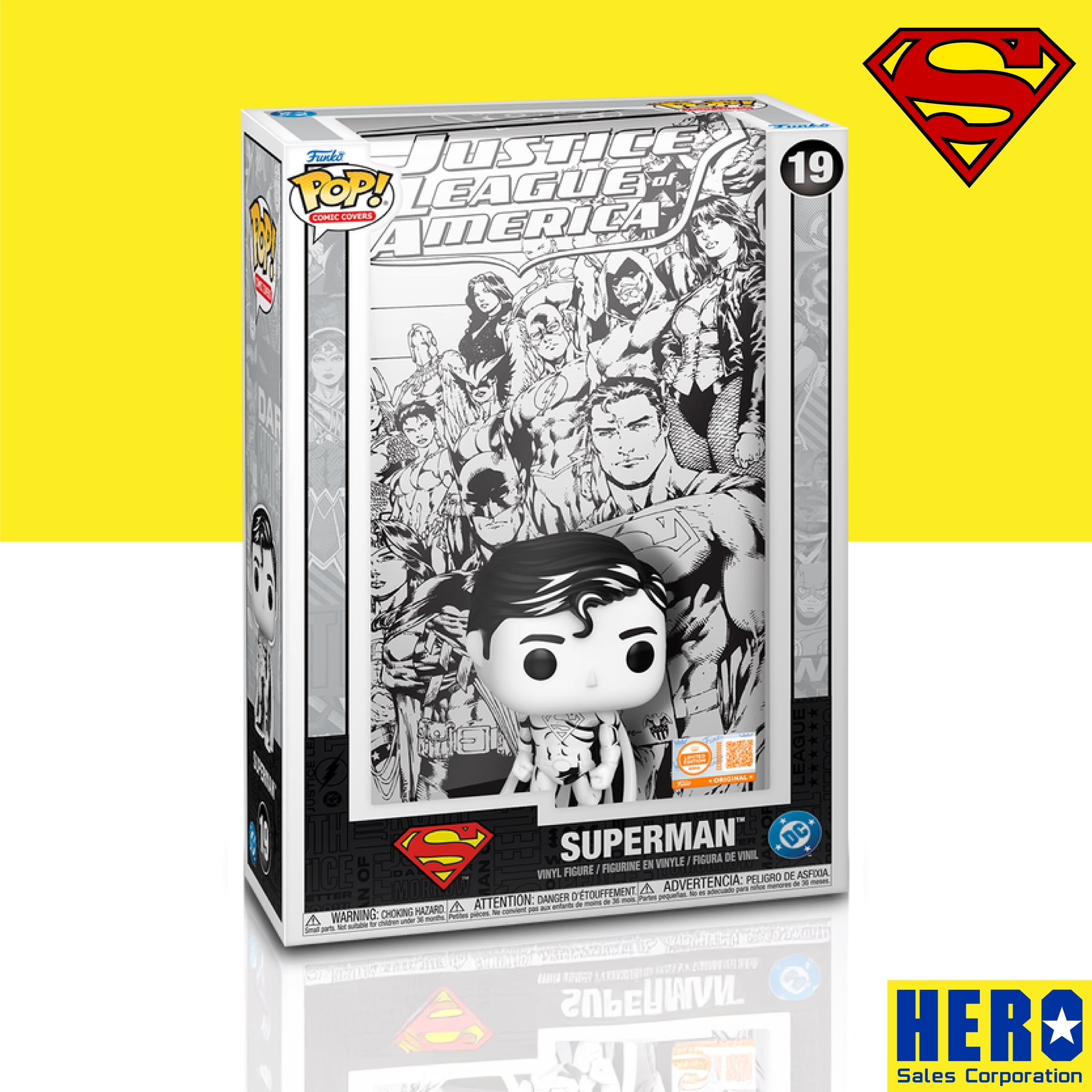 FUNKO SUPERMAN COMIC COVER #19 (SKETCH) GRAIL 750 PIECES - MINT HIGH ...