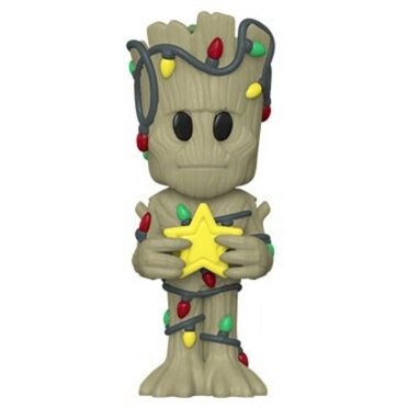 Funko POP Marvel Christmas Figure: Holiday Groot with Lights ...