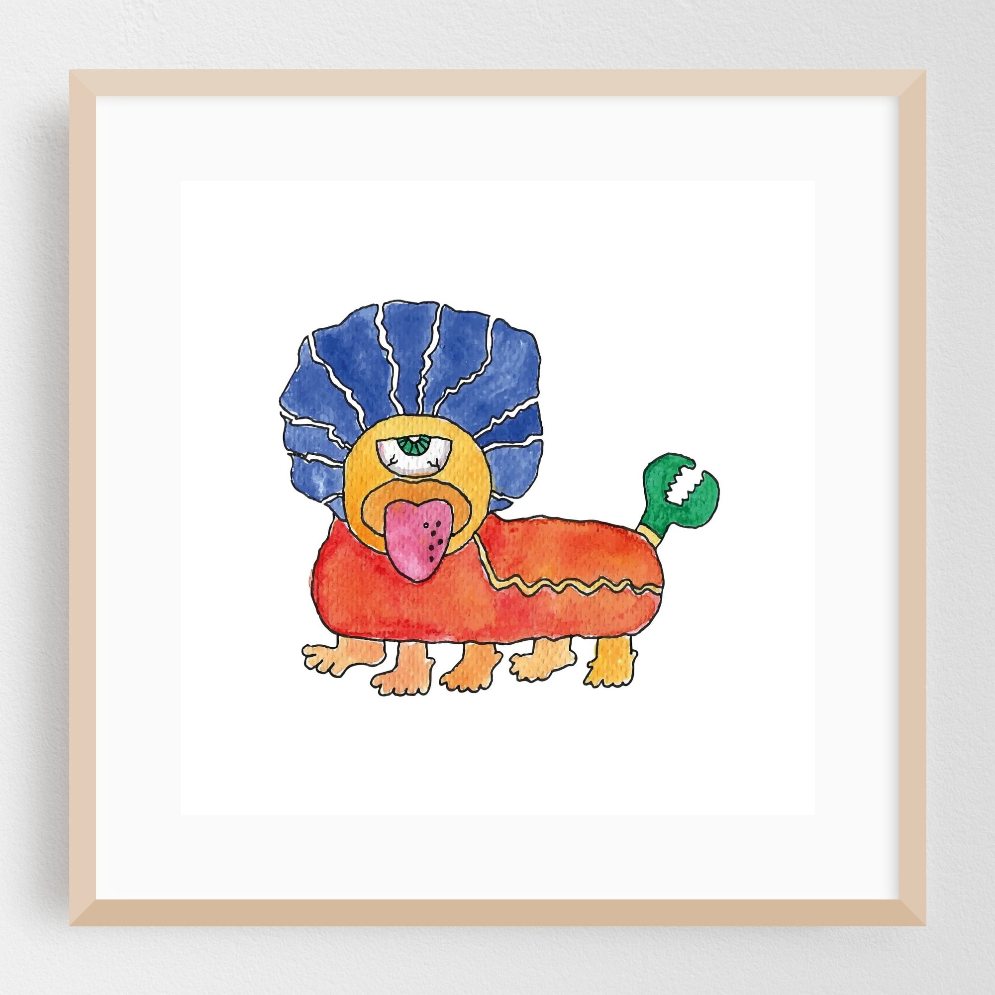 FUNKY SAUSAGE DAWG THANG illustration - Drawing Whimsical Surrealism ...