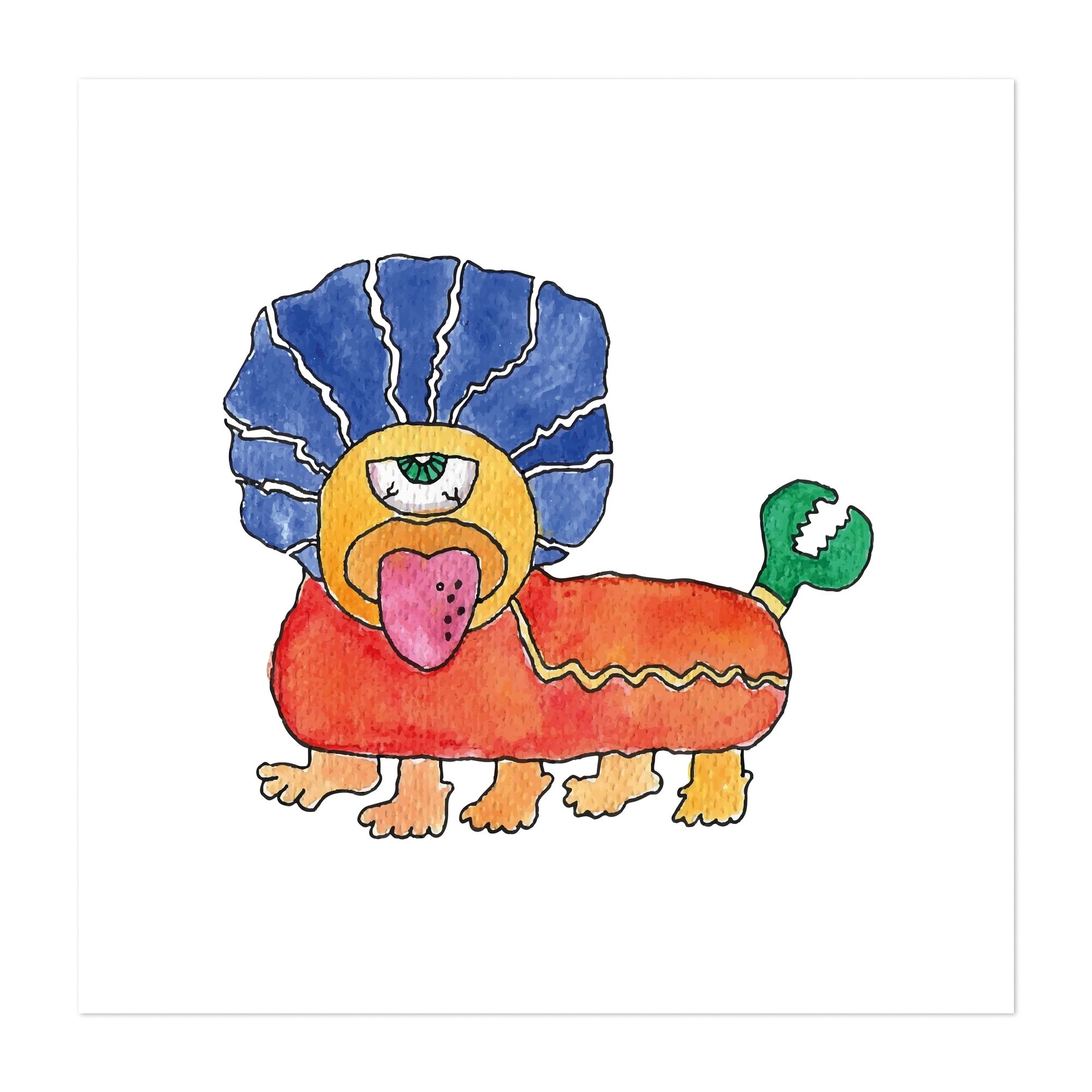 FUNKY SAUSAGE DAWG THANG illustration - Drawing Whimsical Surrealism ...