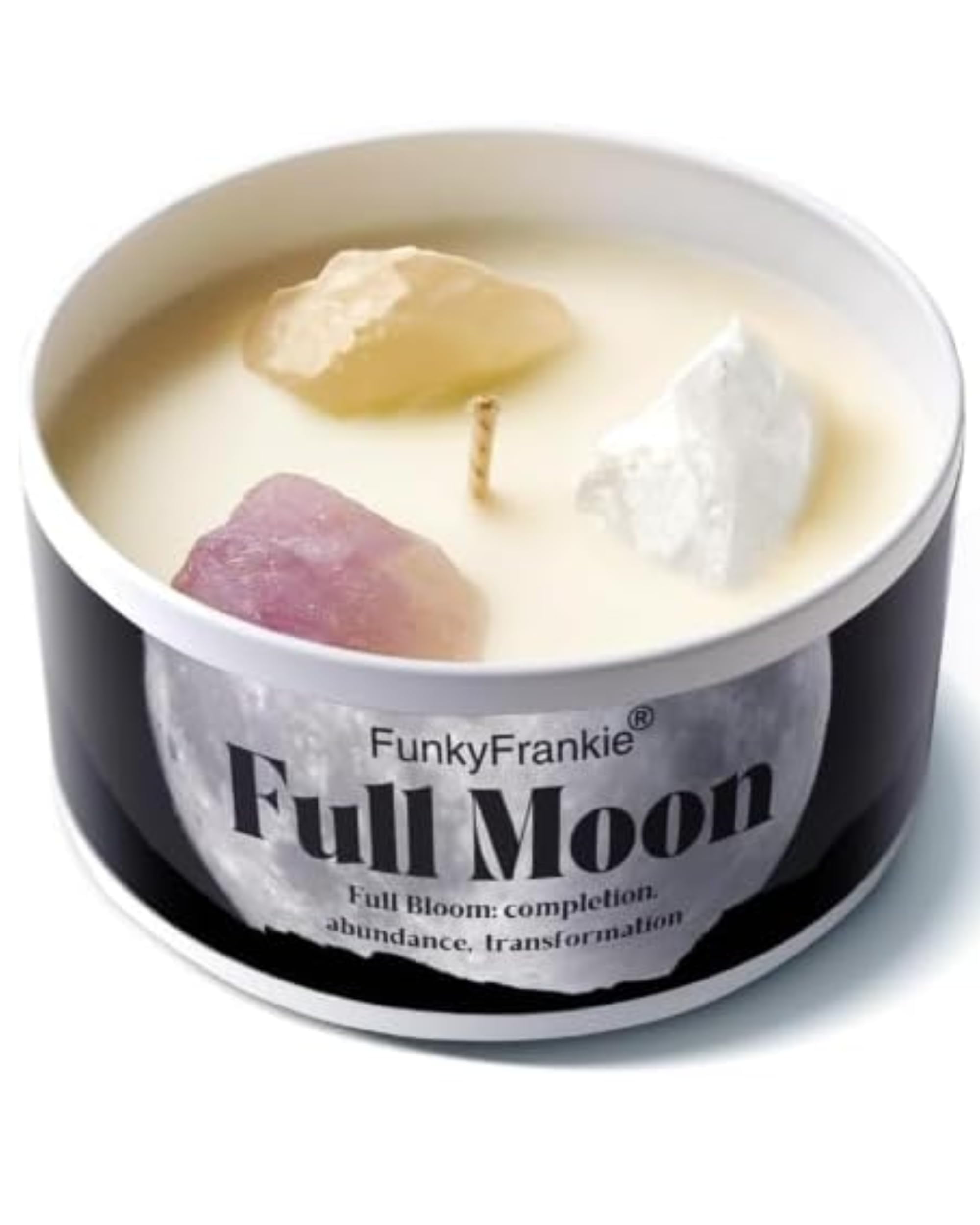 FUNKYFRANKIE® Full Moon Candle - Purification & Cleansing Candle ...