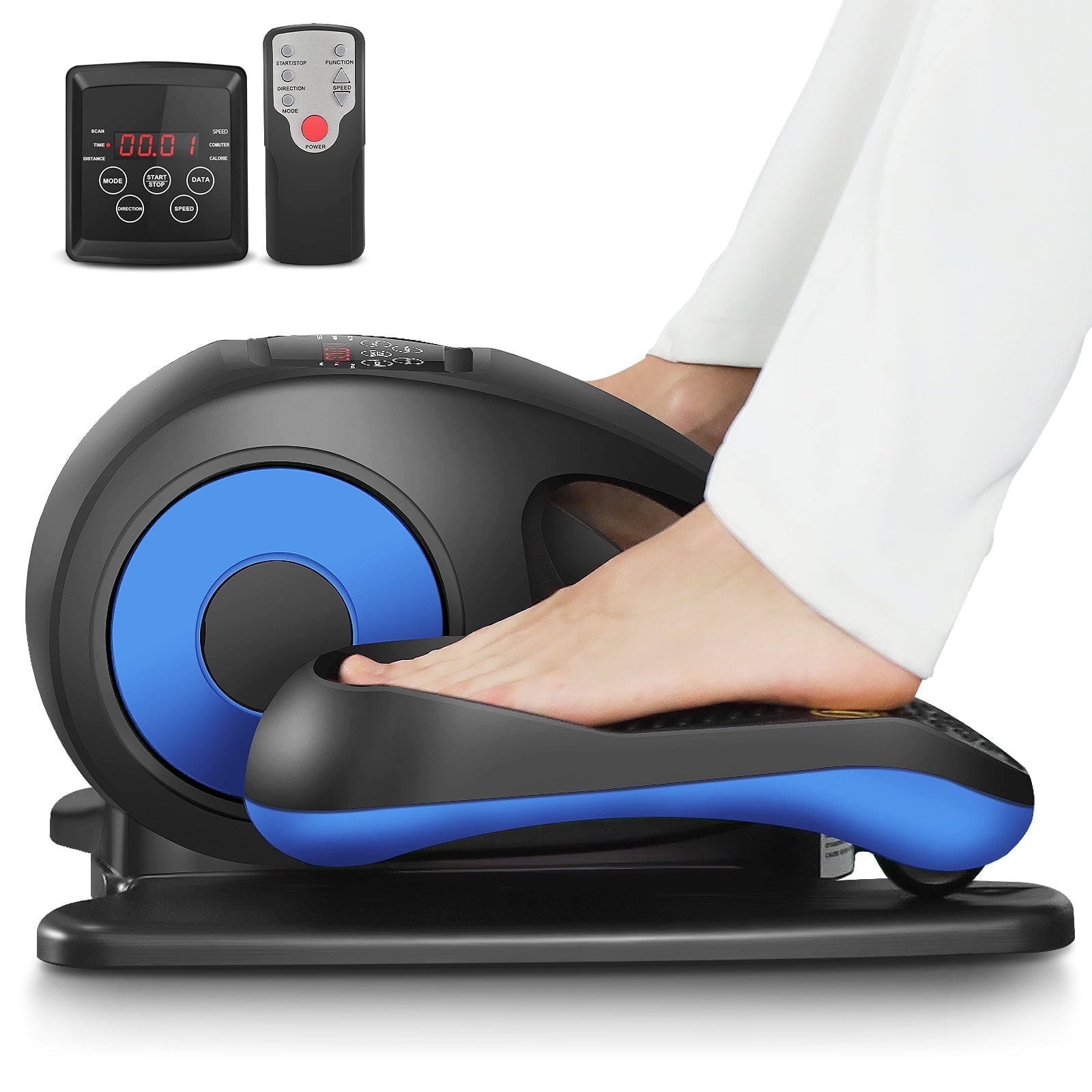 Funmily Compact Electric Pedal Exerciser for Home Office, Quiet Under ...