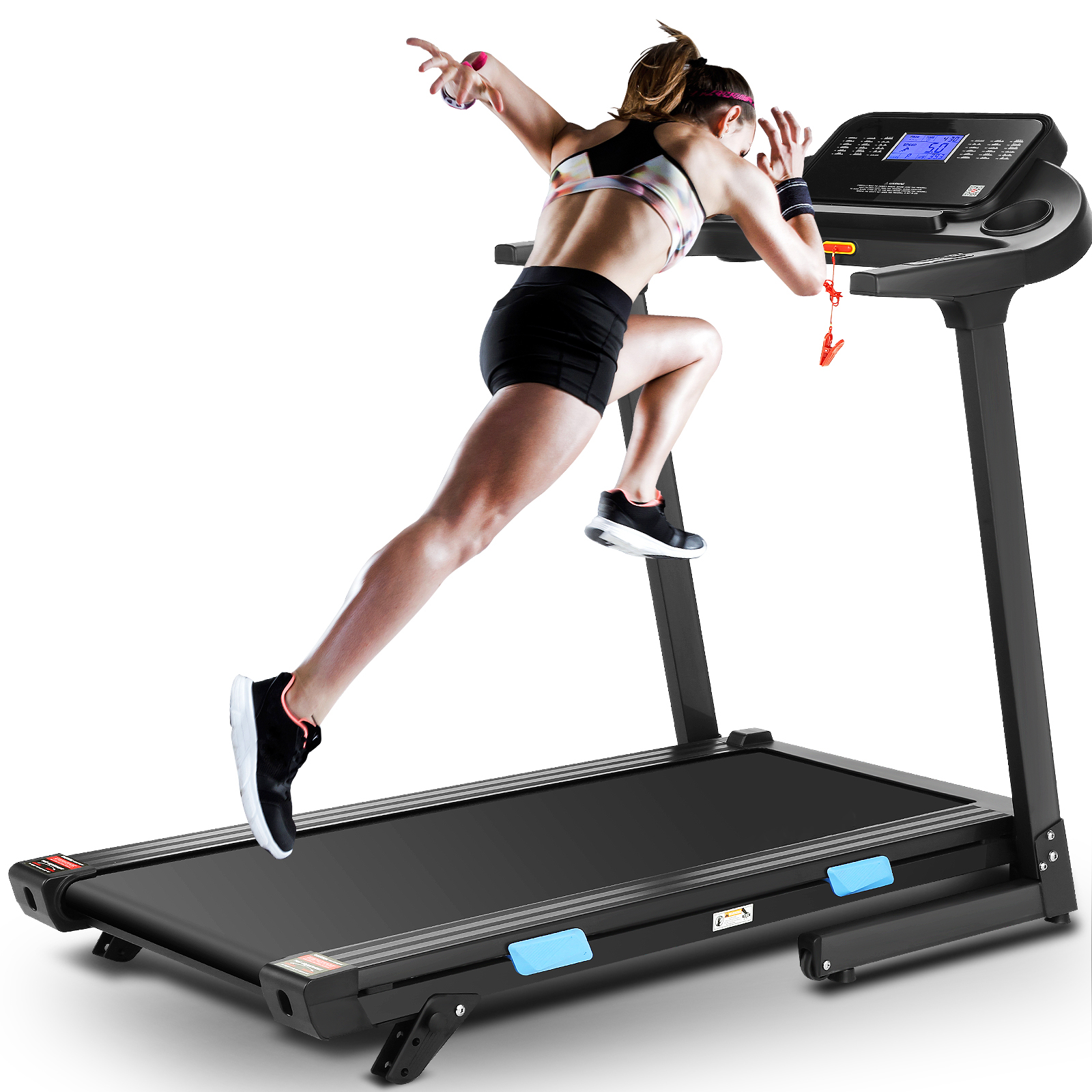 Rubber-Cal Treadmill Mat - 3/16 in. x 4 ft. x 6.5 ft. - Black - Walmart.com