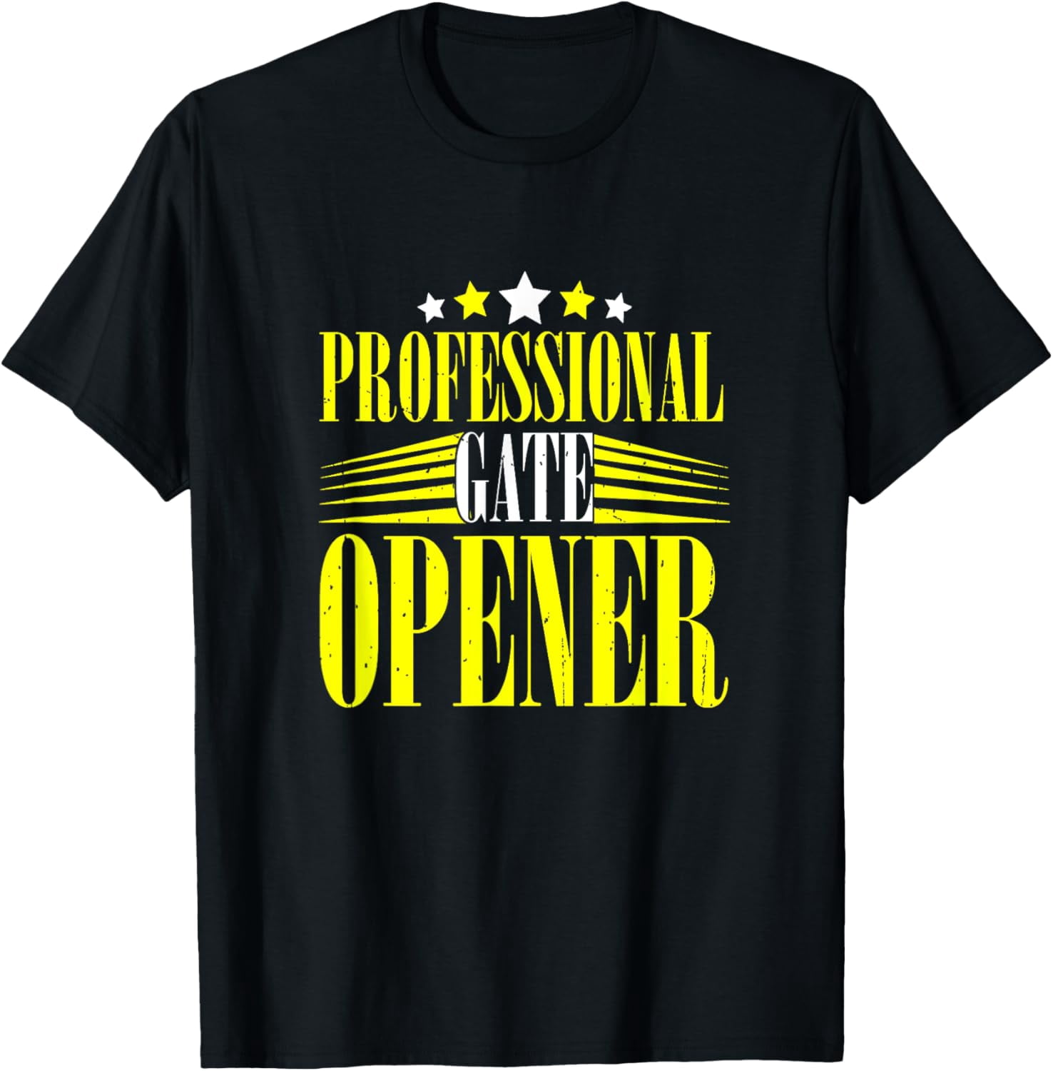 FUNNY PROFESSIONAL GATE OPENER T-SHIRT Cattle Farmer Farm T-Shirt ...