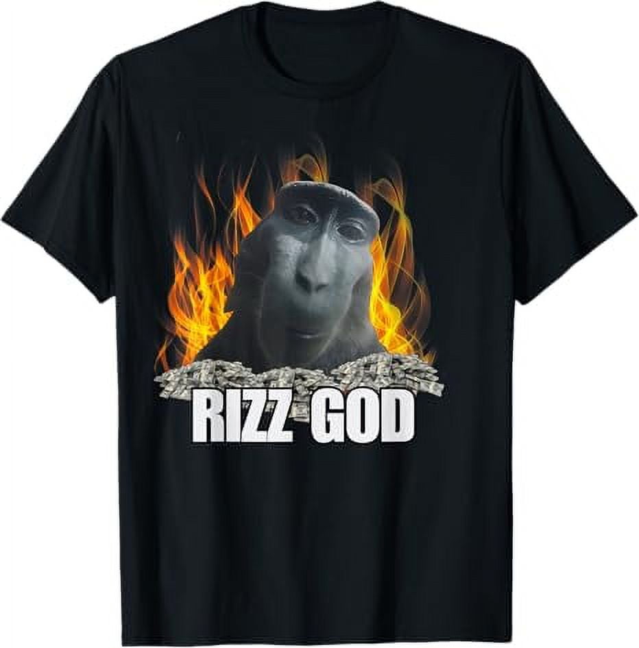 FUNNY RIZZ RIZZLER RIZZ GOD SLANG MEME TRENDING SOCIAL MEDIA T-Shirt ...