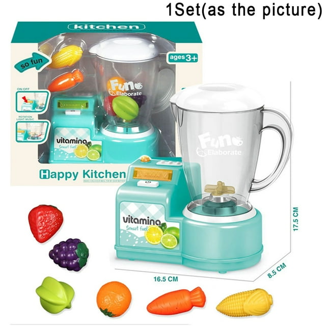 FUNNYFAIRYE Kitchen Mixer Blender Toy Set with Accessories, Educational ...