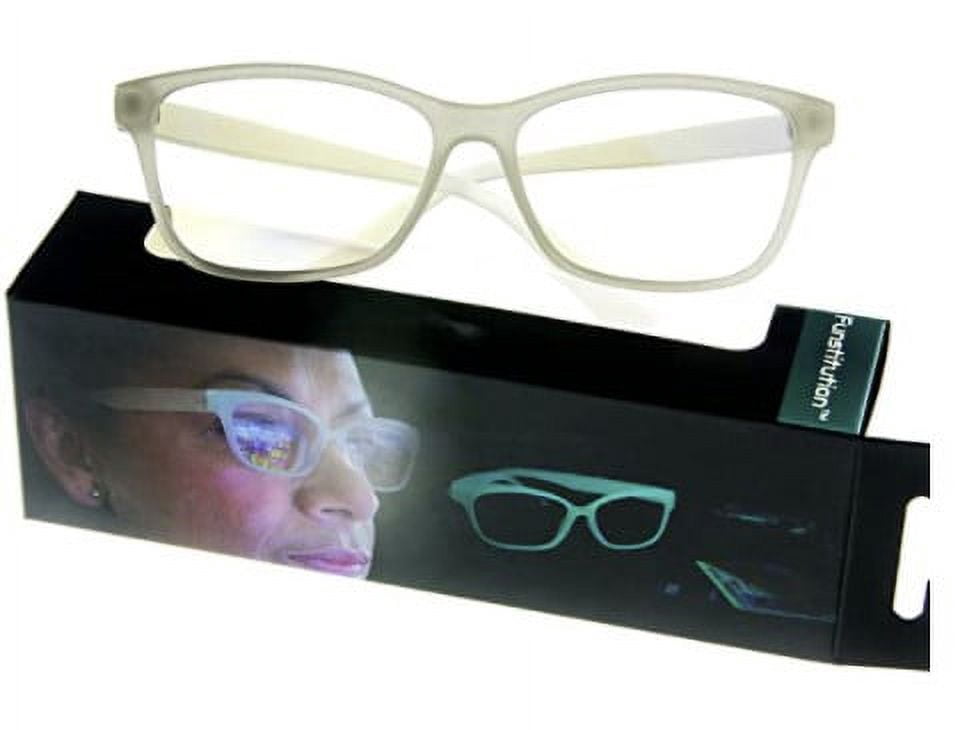 FUNSTITUTION Stylish Screen Protection Reading Eye Glasses Glow In The ...
